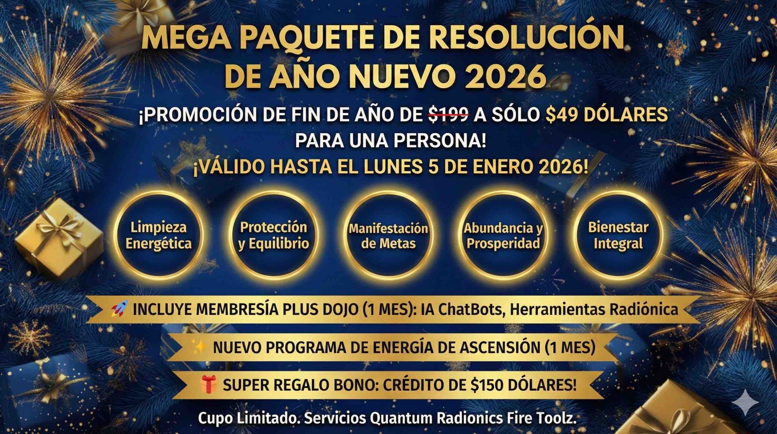 Paquete Bronce de Resolución de Año Nuevo 2026